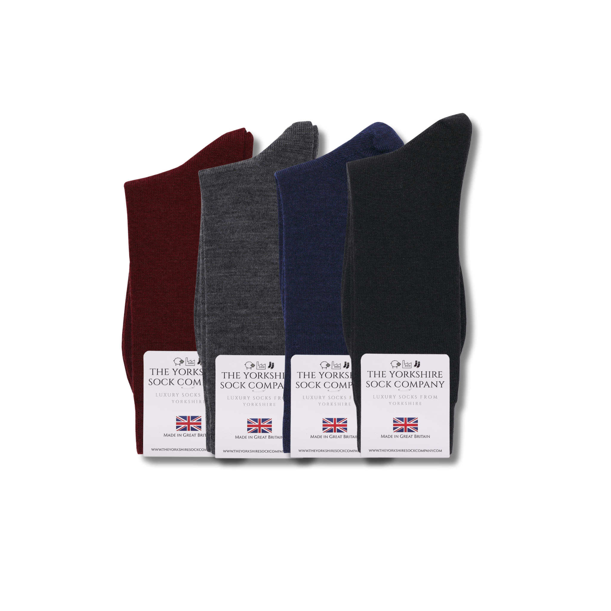 Duchy Everyday Merino Socks - 4 Pair Bundle Classic Dark Selection (£1 ...